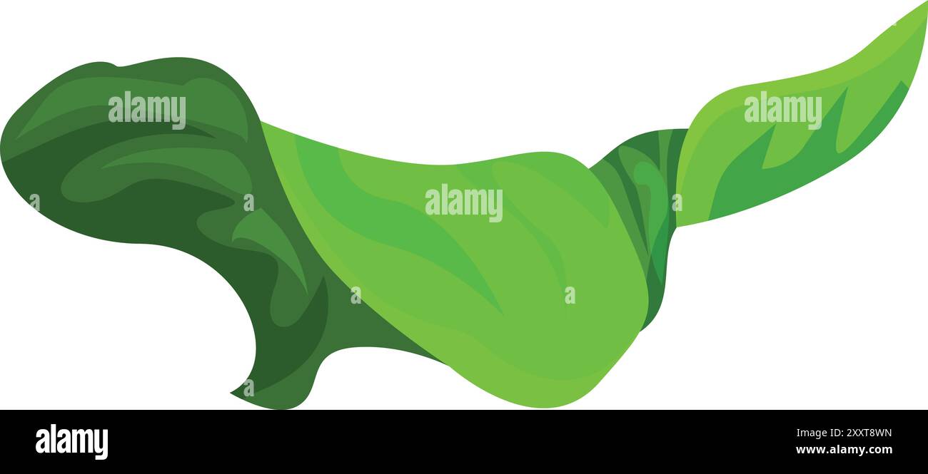 Green leaf is transforming into wild ferret, evolution concept Stock ...