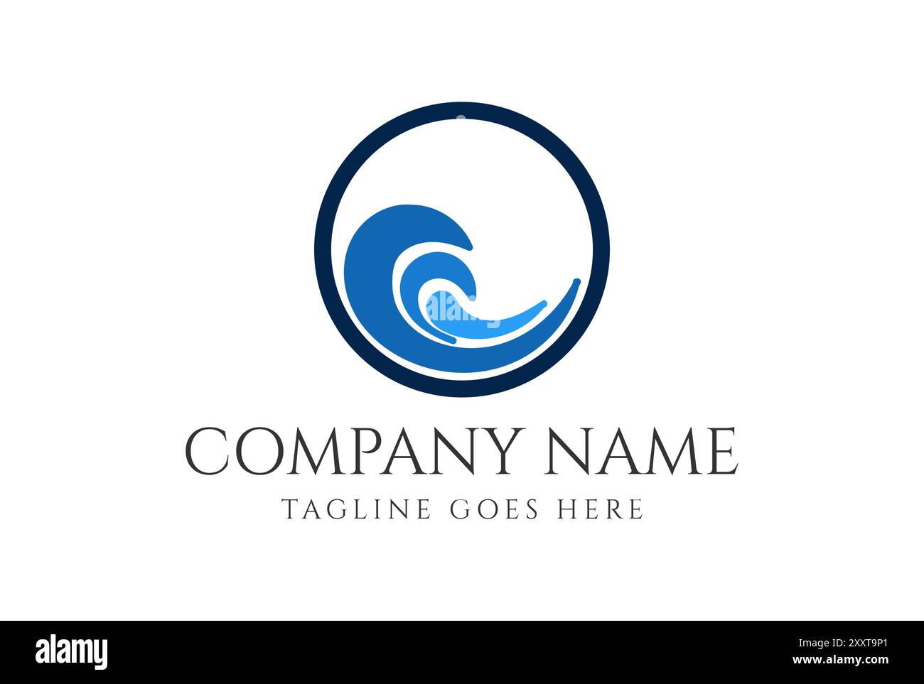 Wet minimalist logo hi-res stock photography and images - Alamy