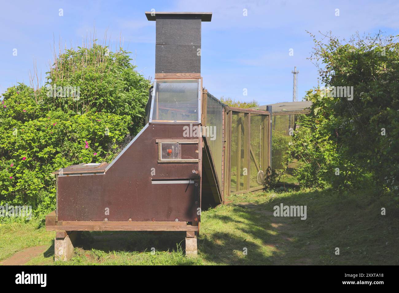 Helgoland bird observatory, ringing station, Germany, Schleswig ...