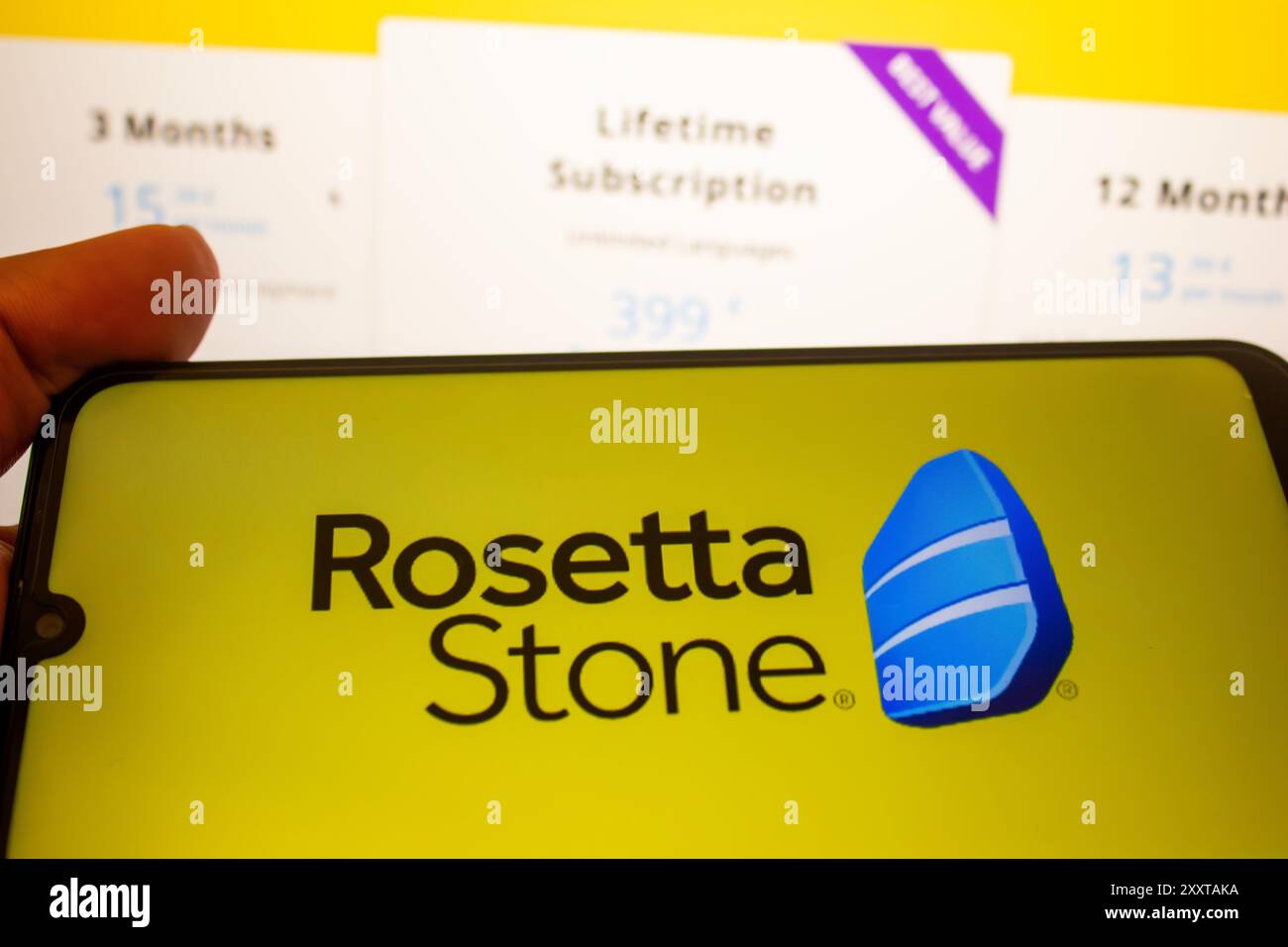 Rosetta stone screen hi-res stock photography and images - Alamy