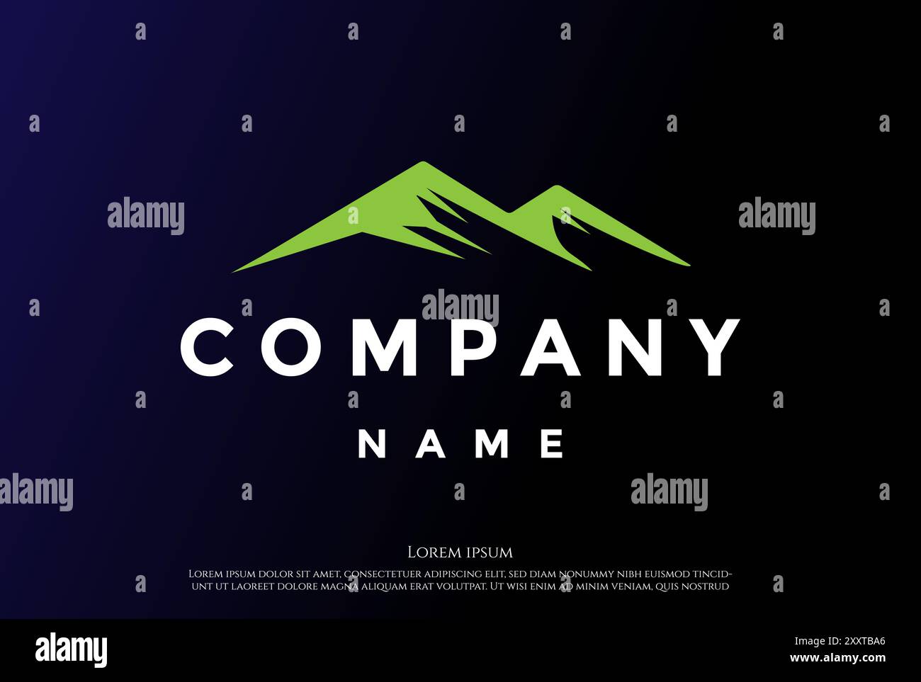 Minimalist mountain hi-res stock photography and images - Alamy