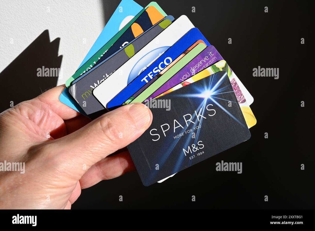 Selection of Loyalty Cards Stock Photo - Alamy