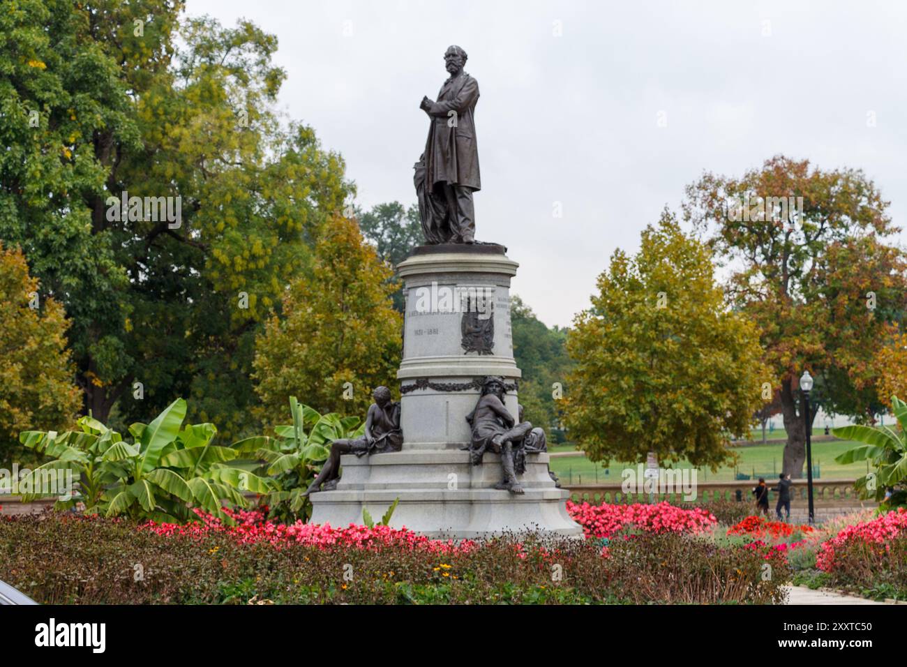 The James A Garfield memorial monument in Washington DC, USA Stock ...