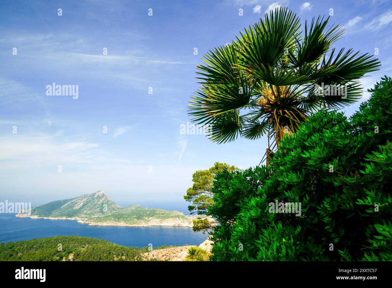 Sa Dragonera Natural Park. Dragonera Island. Tramuntana mountain range ...