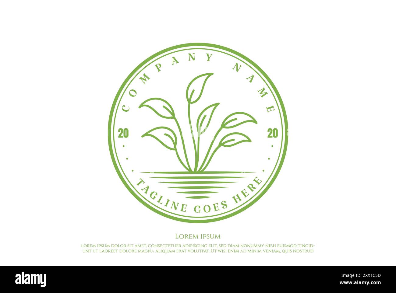 Retro Vintage Green Leaf Plant Grow Nature Herbal Garden Environment ...