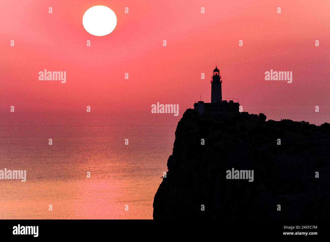 sunrise from the Formentor lighthouse, designed by Emili Pou in 1927 ...