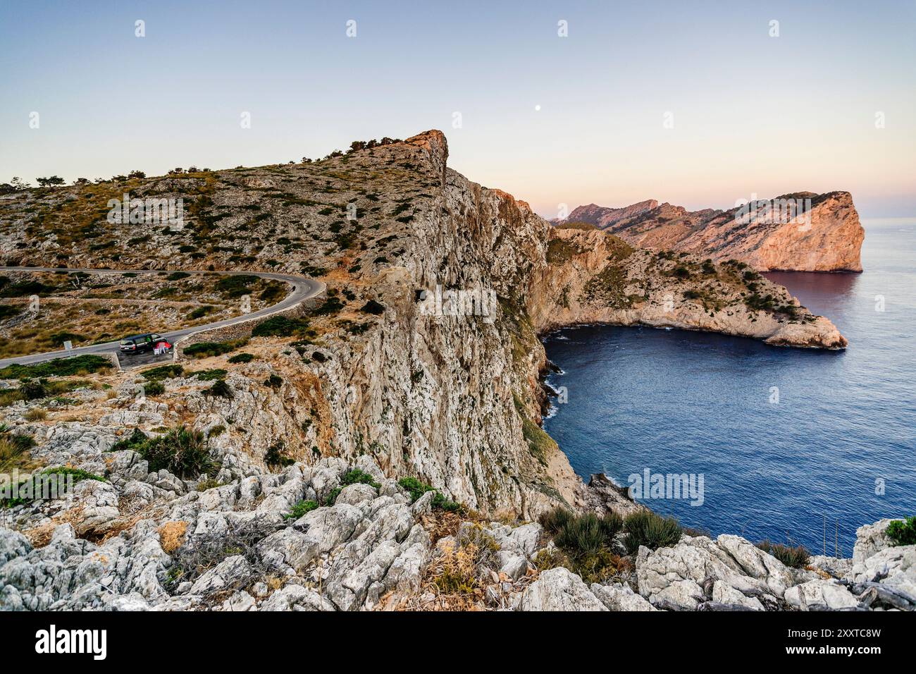 sunrise from the Formentor lighthouse, designed by Emili Pou in 1927 ...