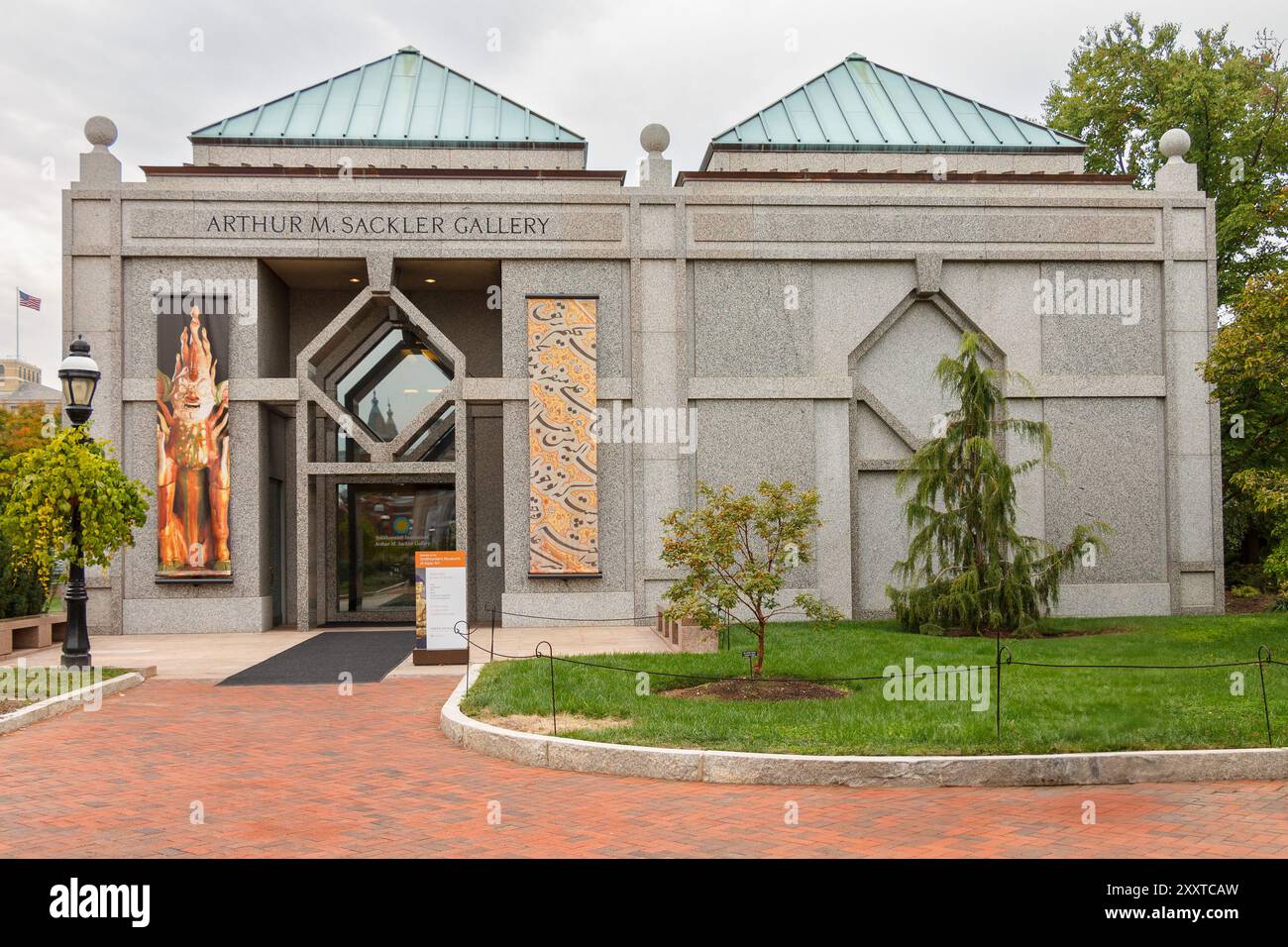 The facade of the Arthur Sackler Gallery in Washington DC, USA Stock ...