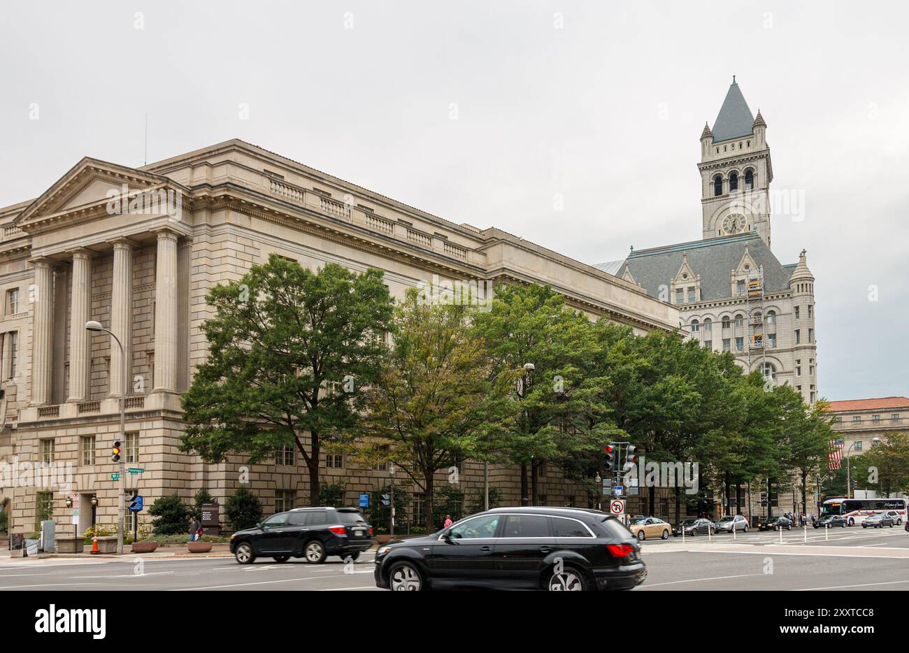 The Department of Commerce Building and the Old Post Office Pavillion ...