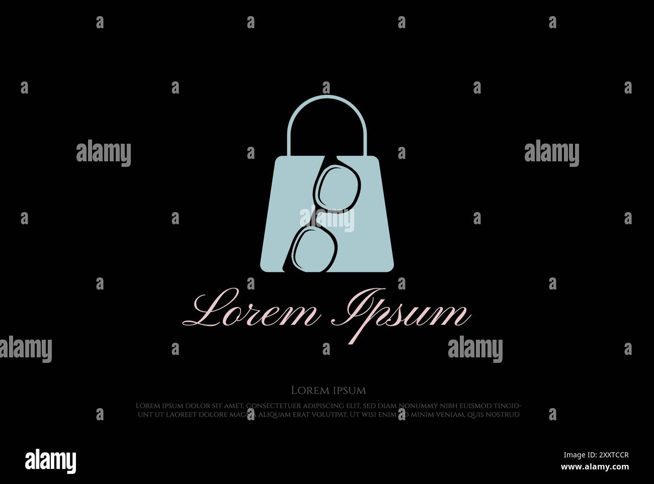 Simple Minimalist Eye Glass Optic Spectacles Store Logo Design Vector ...