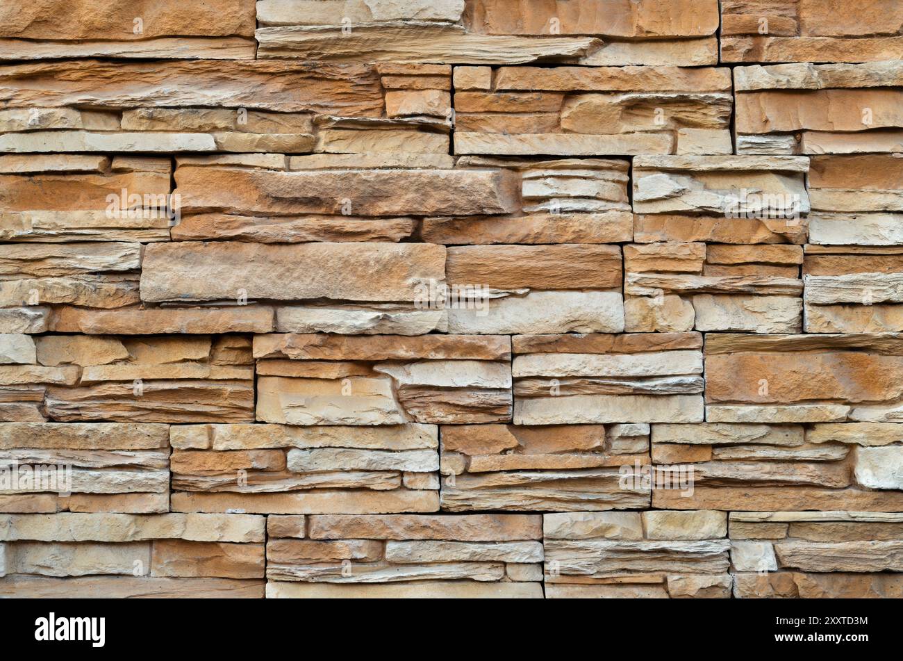 Horizontal Stone Facade Texture Stone Wall Cladding LEDGESTONE