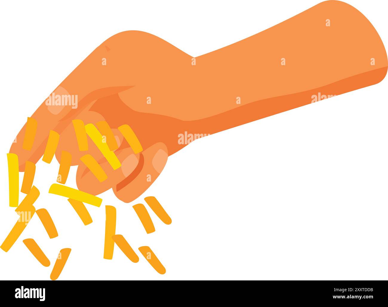 Hand dropping object Stock Vector Images - Alamy