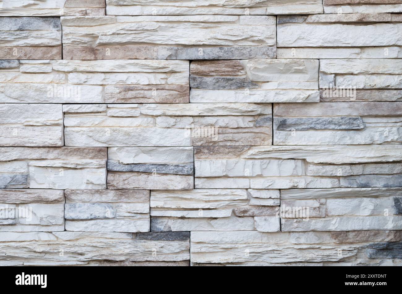 Stone cladding for external walls. Background and texture. Trencin ...