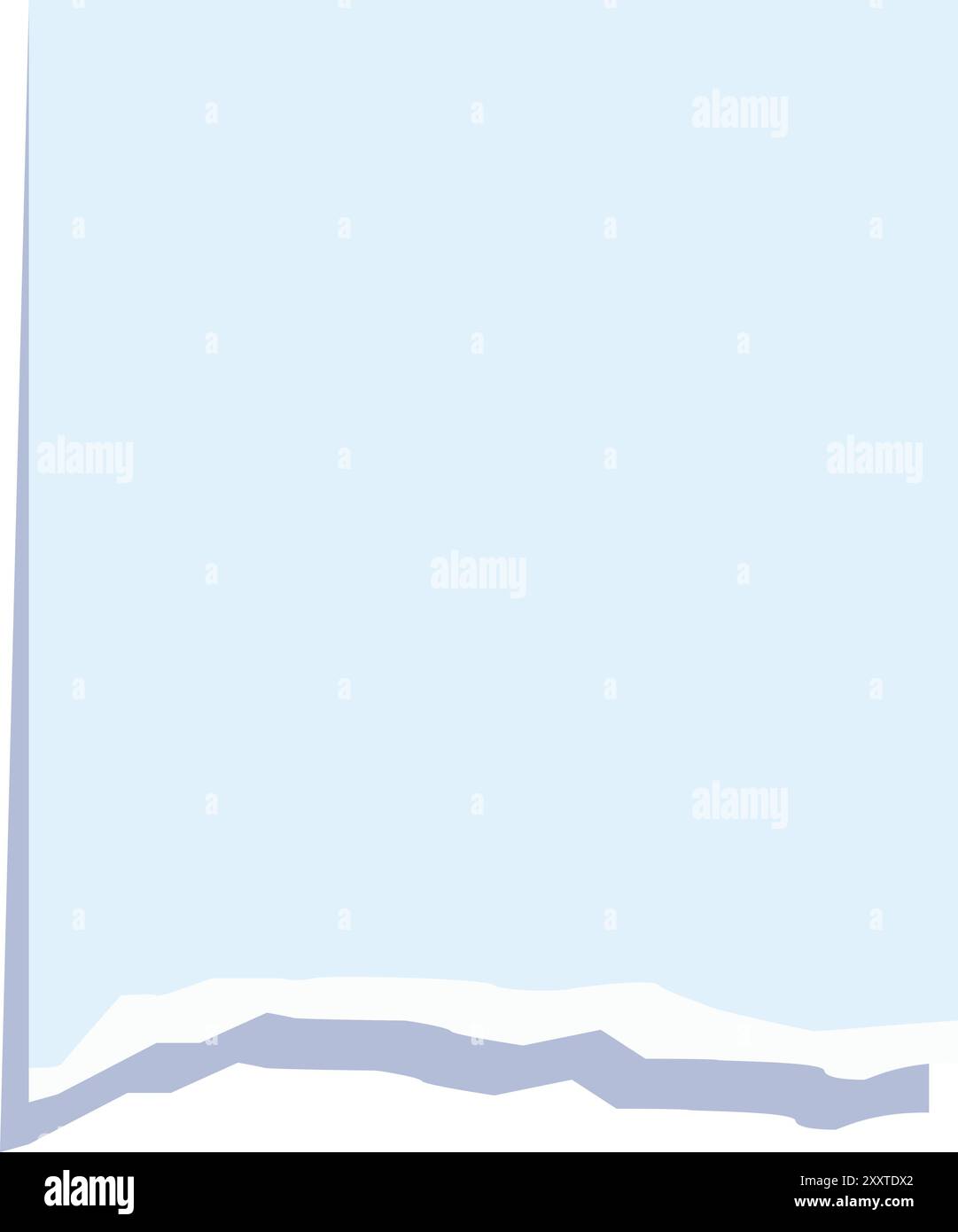 Light blue piece of paper is shown with a torn bottom edge Stock Vector ...