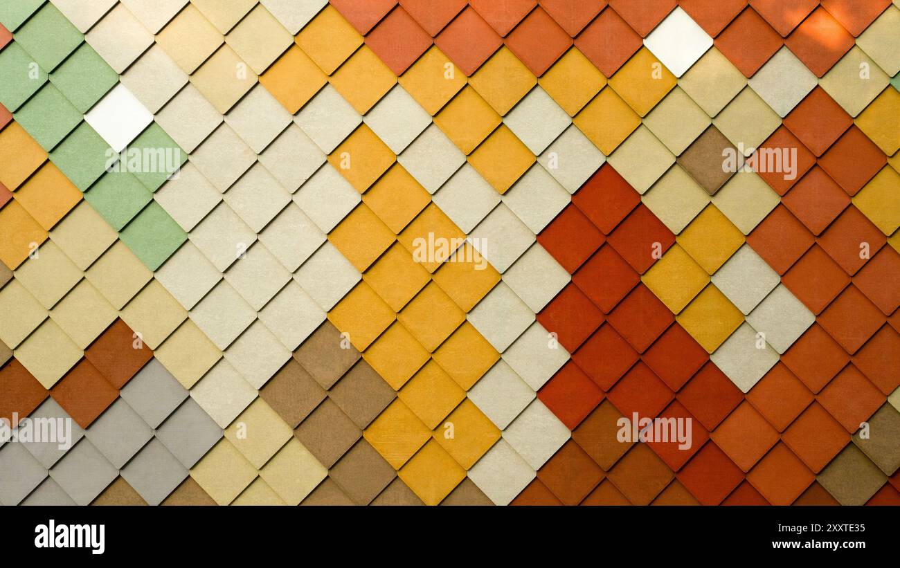 Colorful textured square panels modern background Stock Photo - Alamy