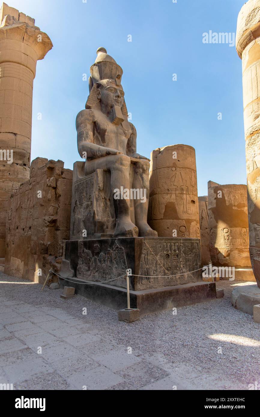 The colossi of Ramses II have stood guard over the Temple of Luxor for ...