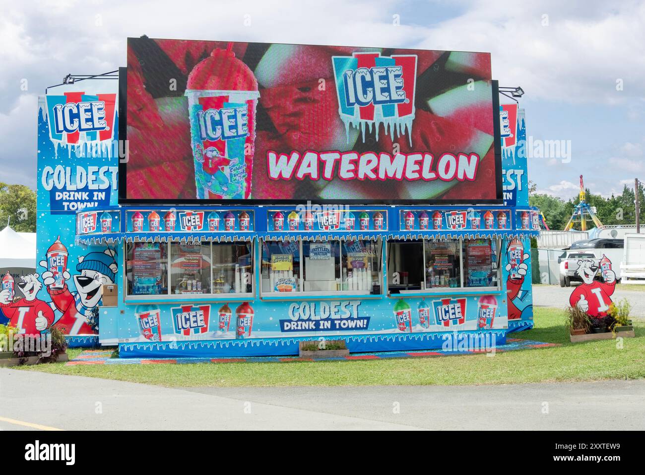 The Icee stand at the Dutchess County Fair. They sell the coldest ...