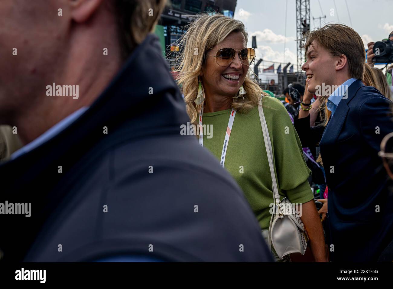 Zandvoort, Netherlands, 25th Aug 2024, Queen Máxima of the Netherlands ...