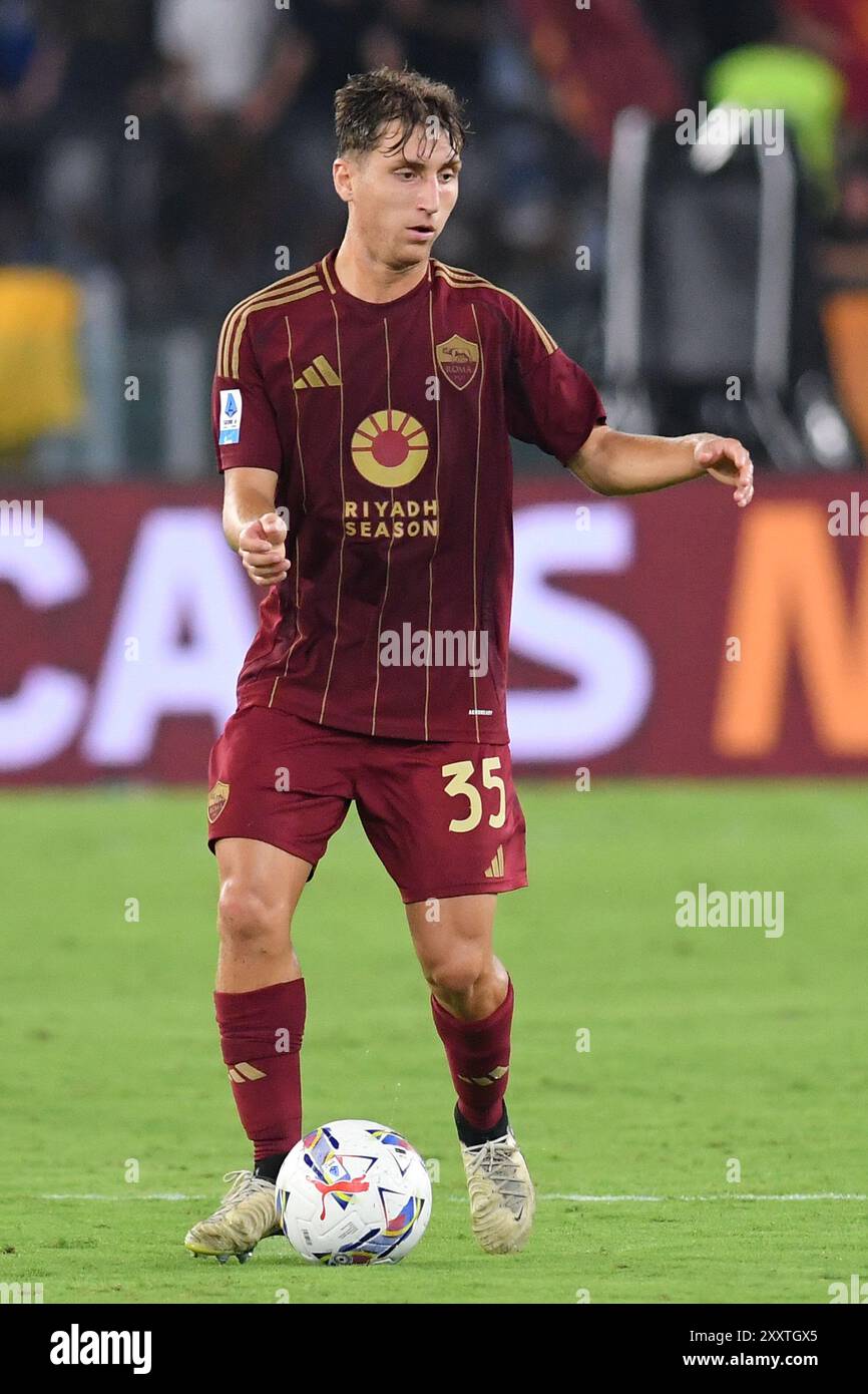 Tommaso Baldanzi of AS Roma during the Serie A match between Roma v ...