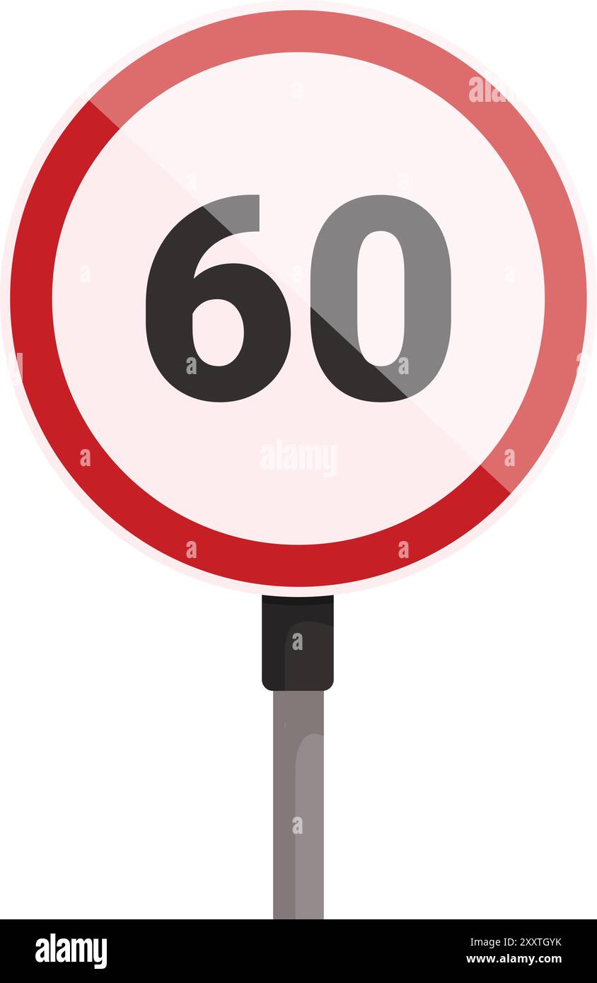 Traffic sign 60 Stock Vector Images - Alamy