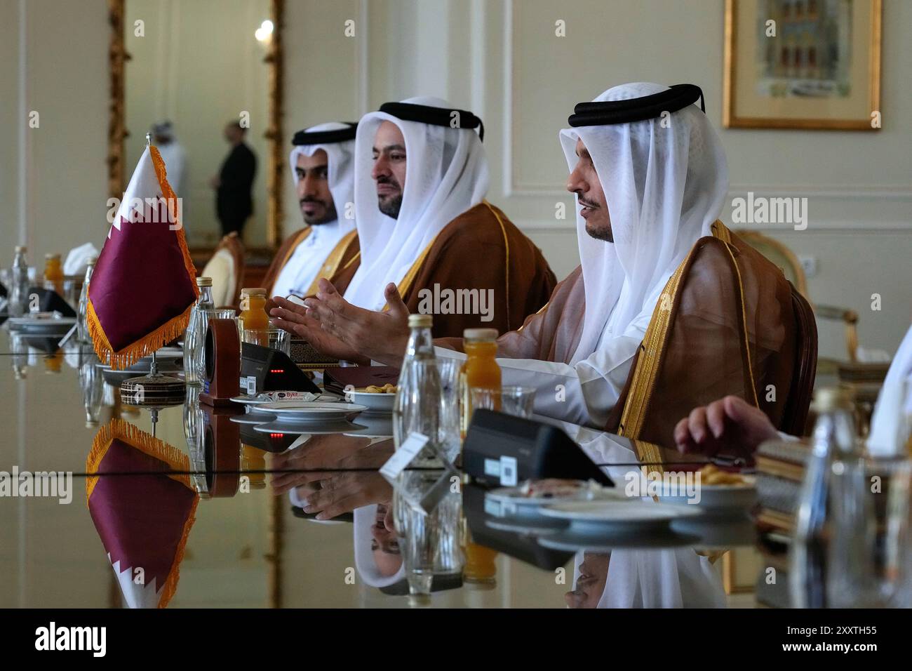 Qatari Prime Minister and Foreign Minister Sheikh Mohammed bin ...