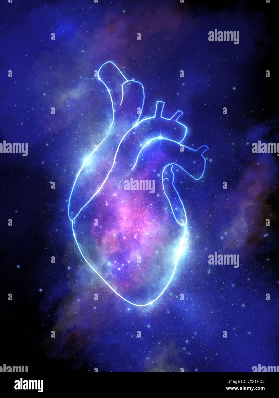 Heart nebula hi-res stock photography and images - Alamy