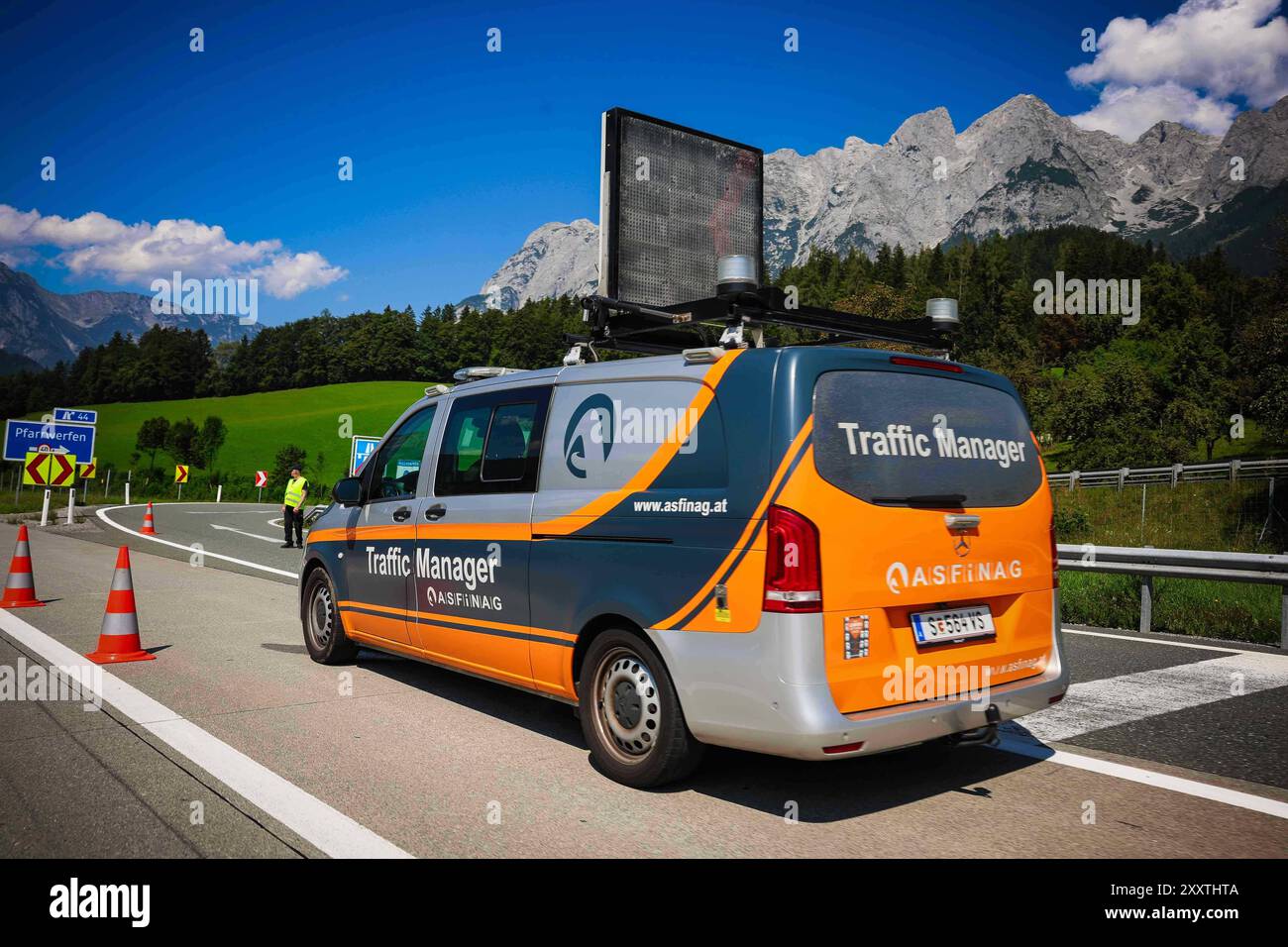 24.08.2024, A10, AUT, Unterwegs in Salzburg, Symbolbild, Themenbild ...