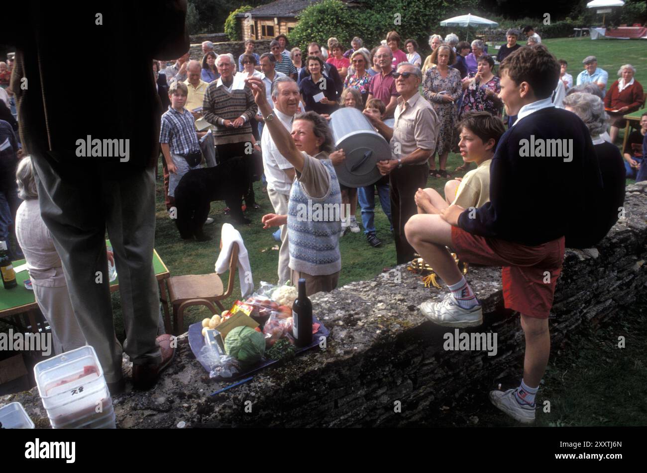 English Village Fete, Miss Jackie Arkell hands the village show ...
