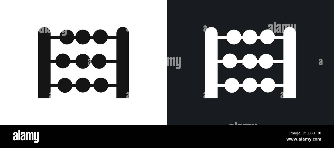 Abacus icon linear vector graphics sign or symbol set for web app ui Stock Vector Image & Art ...