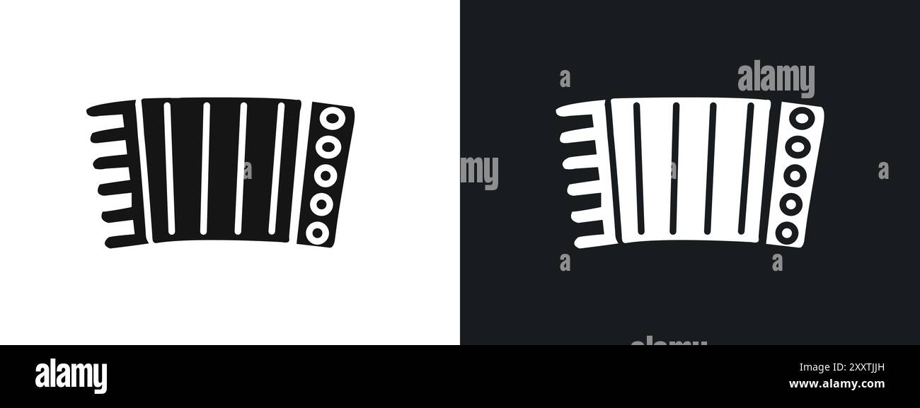 accordion icon linear vector graphics sign or symbol set for web app ui ...