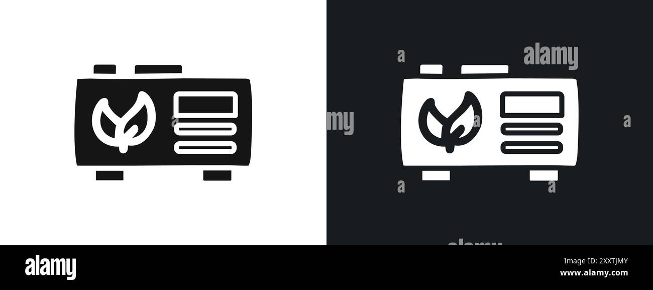 anaerobic digestion biomass icon linear vector graphics sign or symbol ...