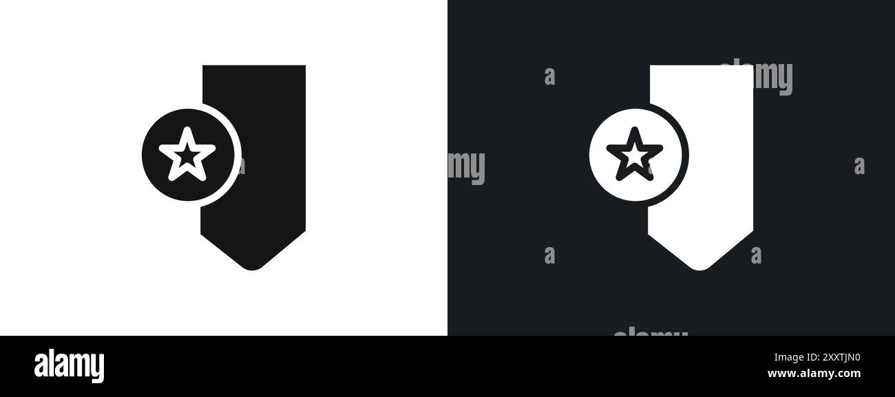 Bookmark Icon Linear Vector Graphics Sign Or Symbol Set For Web App Ui Stock Vector Image And Art