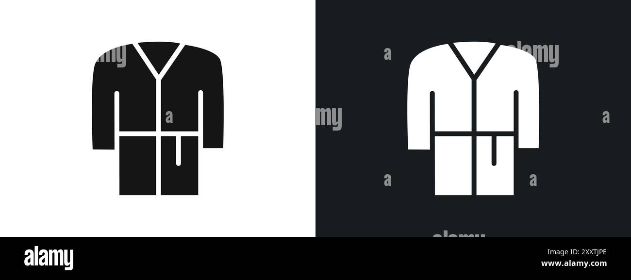 bathrobe icon linear vector graphics sign or symbol set for web app ui Stock Vector Image & Art ...