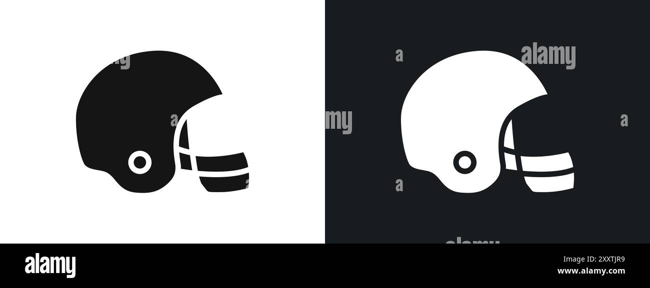 american football player helmet icon linear vector graphics sign or ...