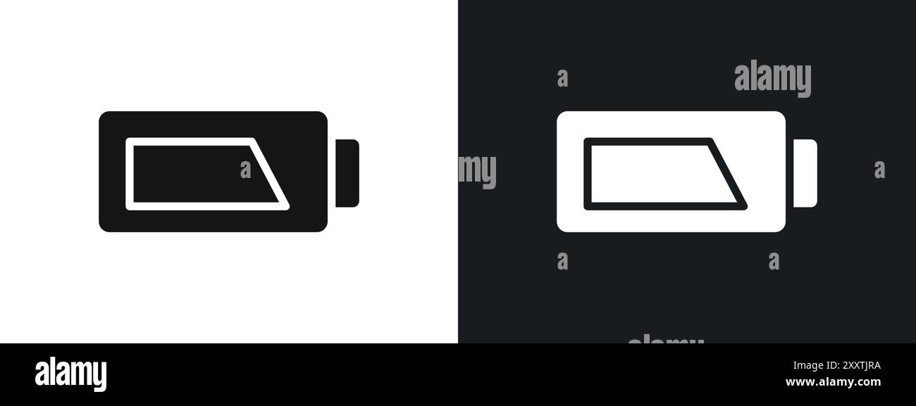 Charging battery icon linear vector graphics sign or symbol set for web app ui Stock Vector ...