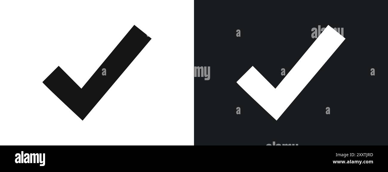 Check Sign Icon linear vector graphics sign or symbol set for web app ui Stock Vector Image ...