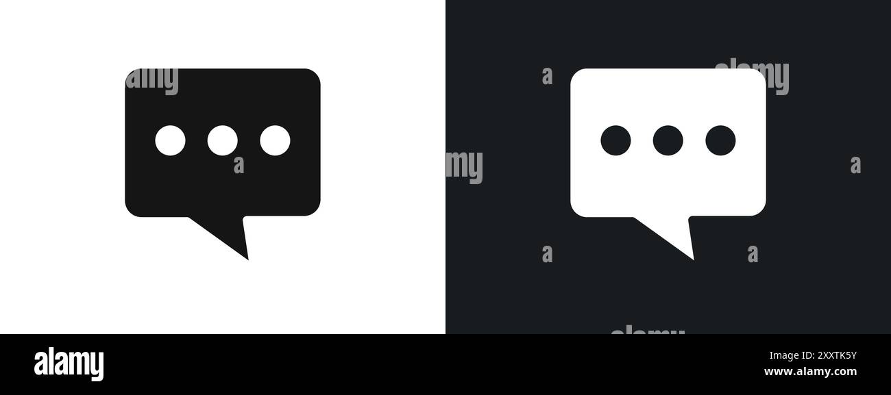 Comment icon linear vector graphics sign or symbol set for web app ui Stock Vector Image & Art ...