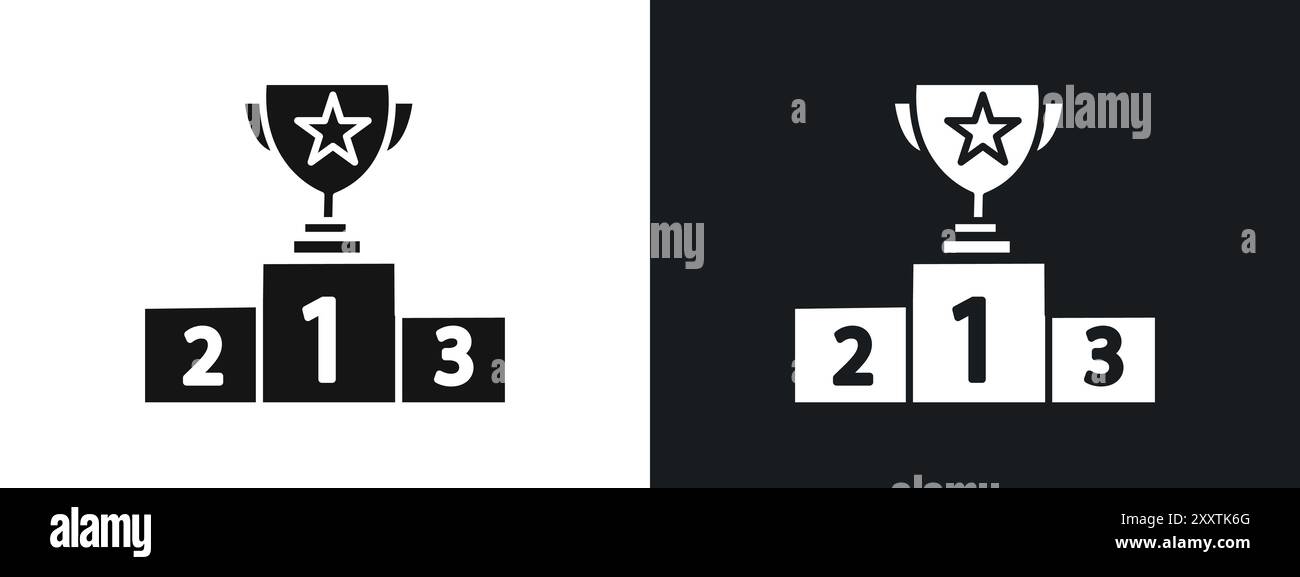 Champion icon linear vector graphics sign or symbol set for web app ui ...