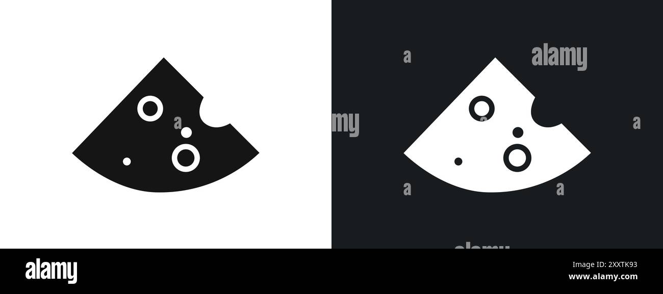 cheese icon linear vector graphics sign or symbol set for web app ui ...