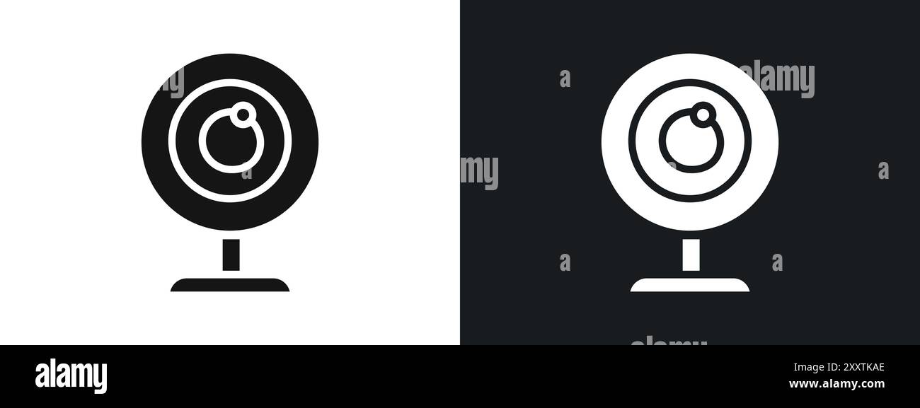 Digital Webcam Icon linear vector graphics sign or symbol set for web app ui Stock Vector Image ...