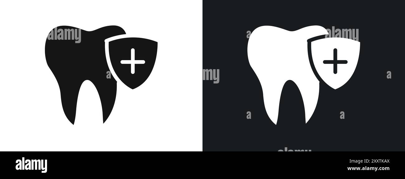 Dental Protection for 24 Hours icon linear vector graphics sign or symbol set for web app ui ...