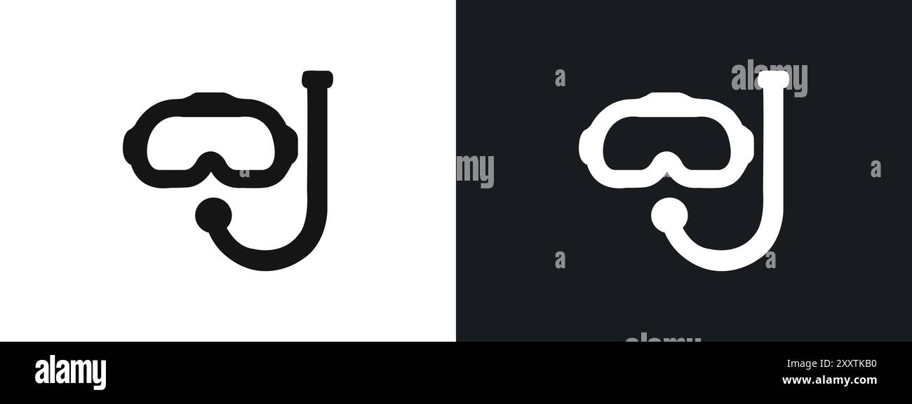 Diving mask icon linear vector graphics sign or symbol set for web app ui Stock Vector Image ...