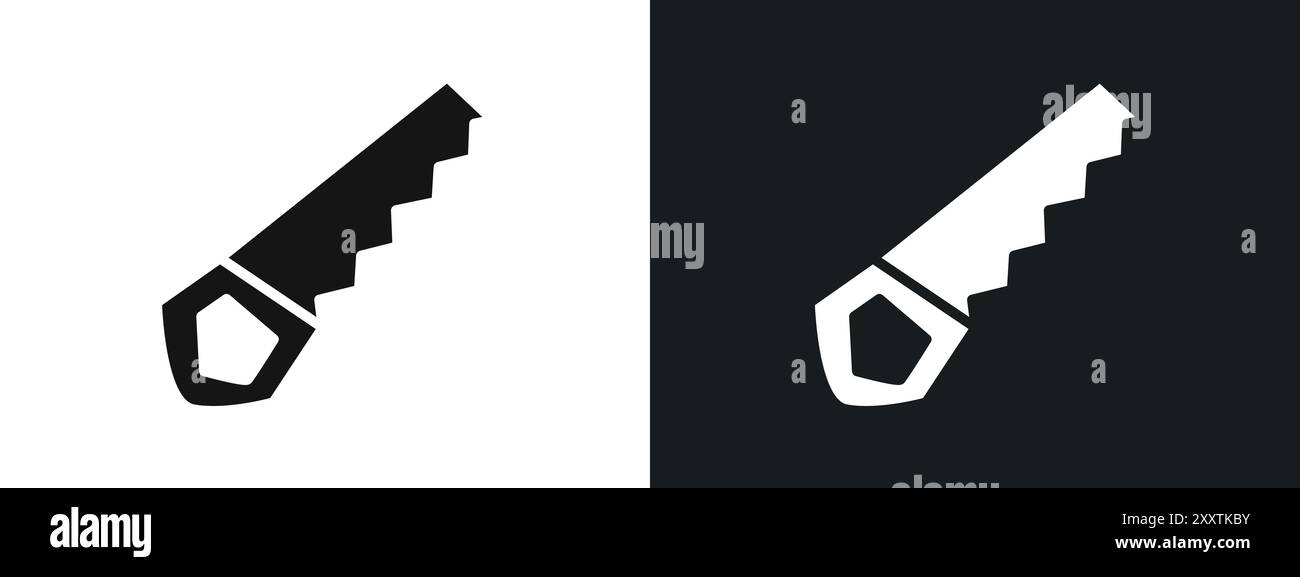 hacksaw icon linear vector graphics sign or symbol set for web app ui Stock Vector Image & Art ...