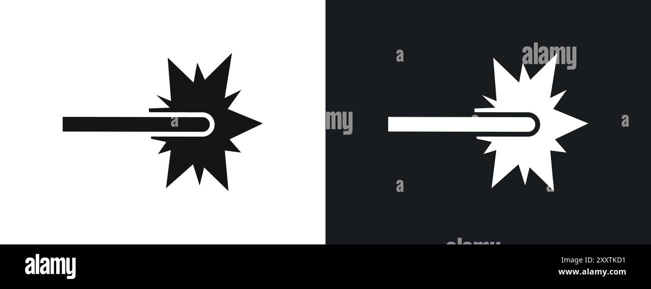 Lase Icon linear vector graphics sign or symbol set for web app ui Stock Vector Image & Art - Alamy