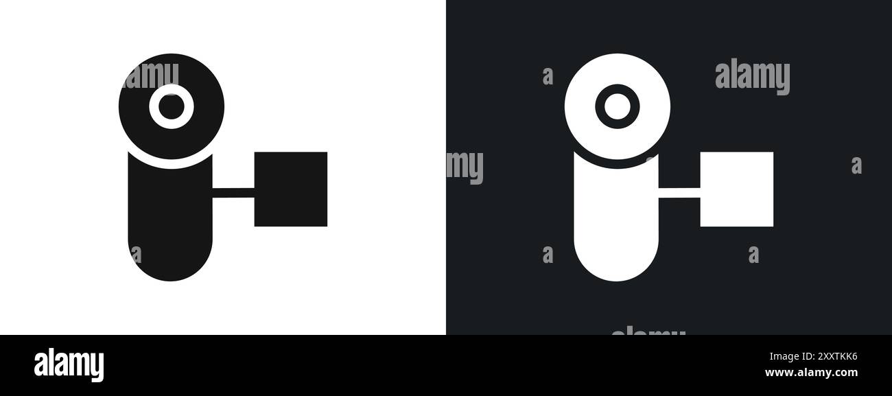 Handy Cam Icon linear vector graphics sign or symbol set for web app ui Stock Vector Image & Art ...