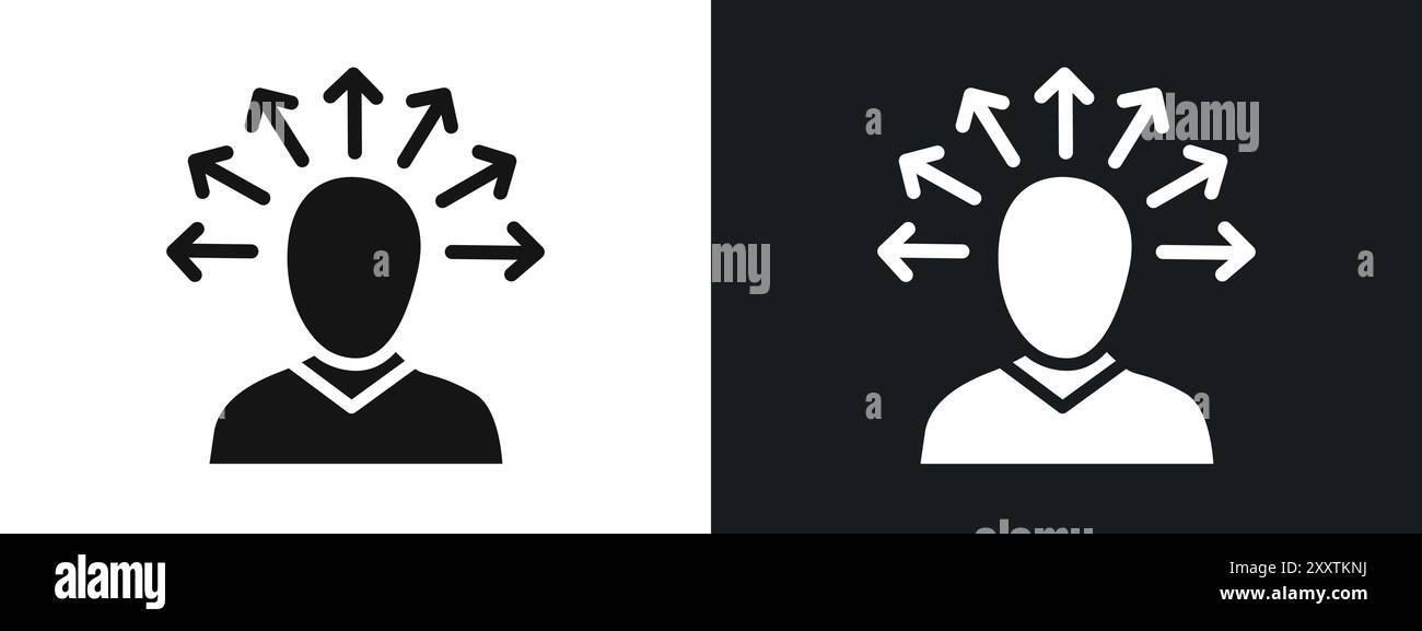 Mind awareness icon linear vector graphics sign or symbol set for web app ui Stock Vector Image ...