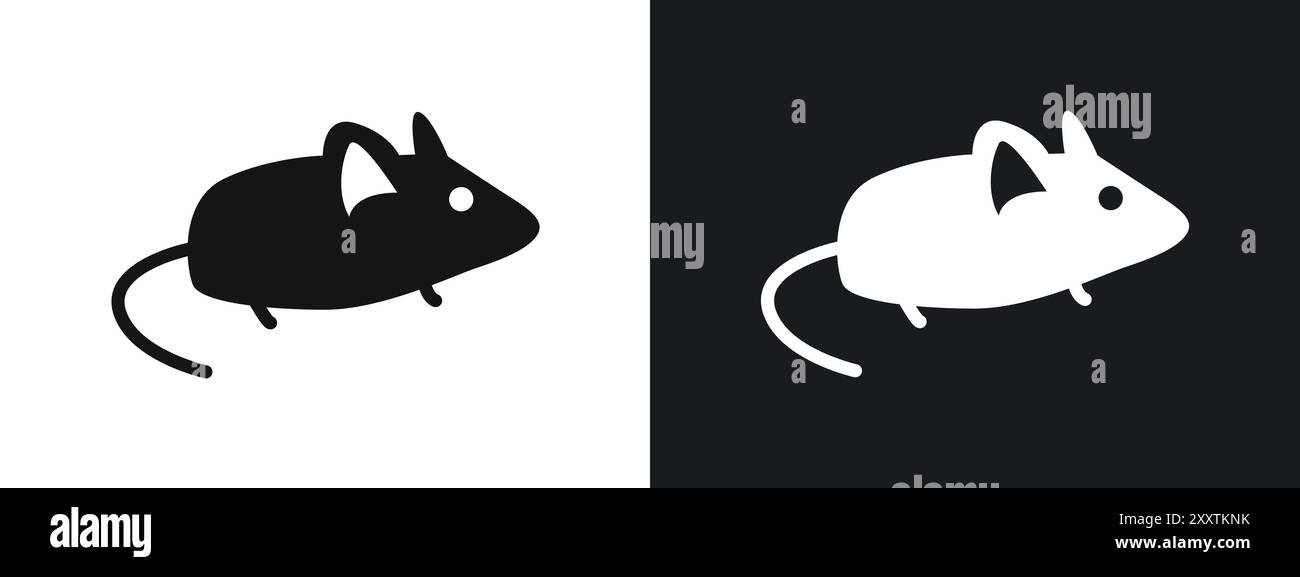 Mouse Animal icon linear vector graphics sign or symbol set for web app ...