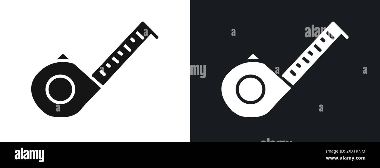 measure tape icon linear vector graphics sign or symbol set for web app ui Stock Vector Image ...