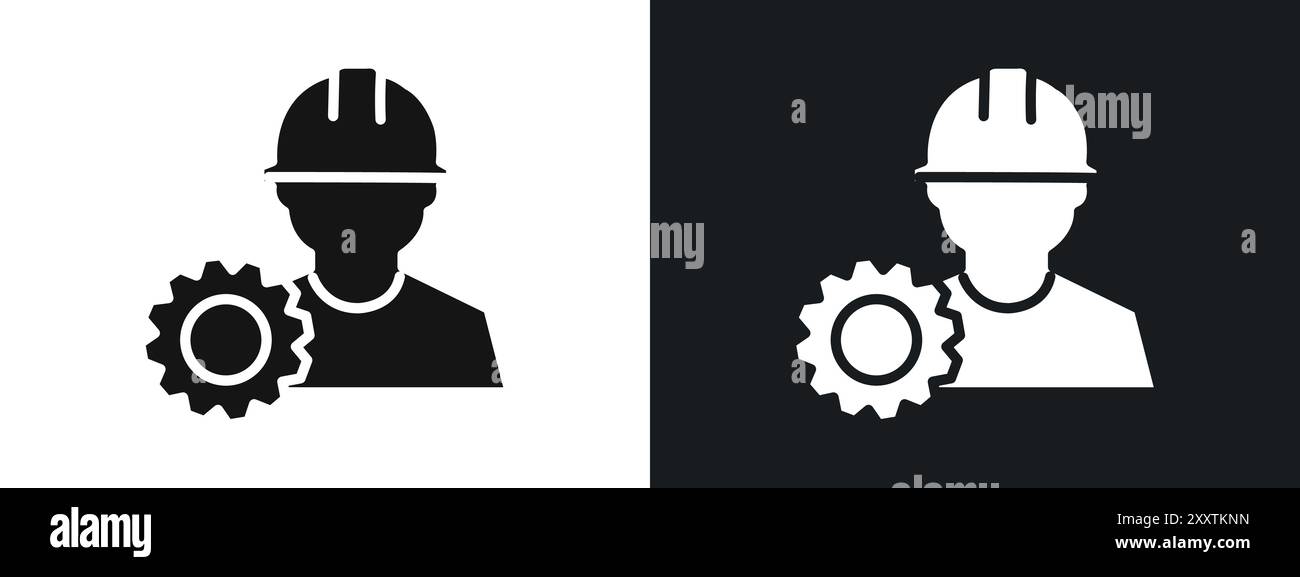 engineering service icon linear vector graphics sign or symbol set for web app ui Stock Vector ...