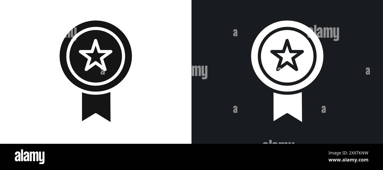 medal icon linear vector graphics sign or symbol set for web app ui Stock Vector Image & Art - Alamy